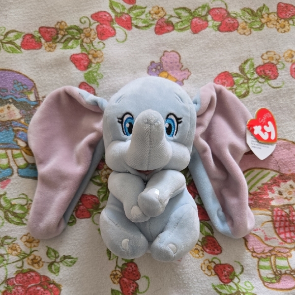 Disney | Toys | Ty Sparkle Disney Baby Dumbo Plush | Poshmark